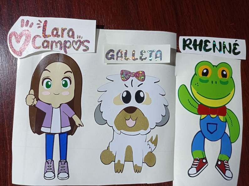 Lara Campos in SVG, PNG, and Other Formats, Rhennéé Frog, Cookie, Lara ...