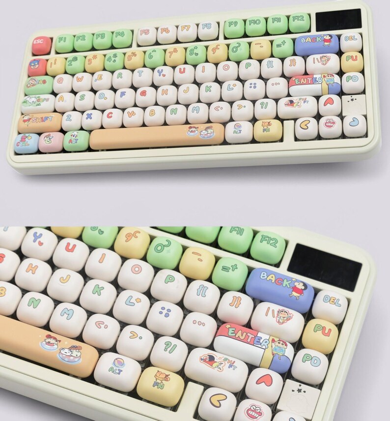 Keycaps 140 Keys - Kawaii Keycap Set , MOG Profile, PBT Keycaps | Cute ...