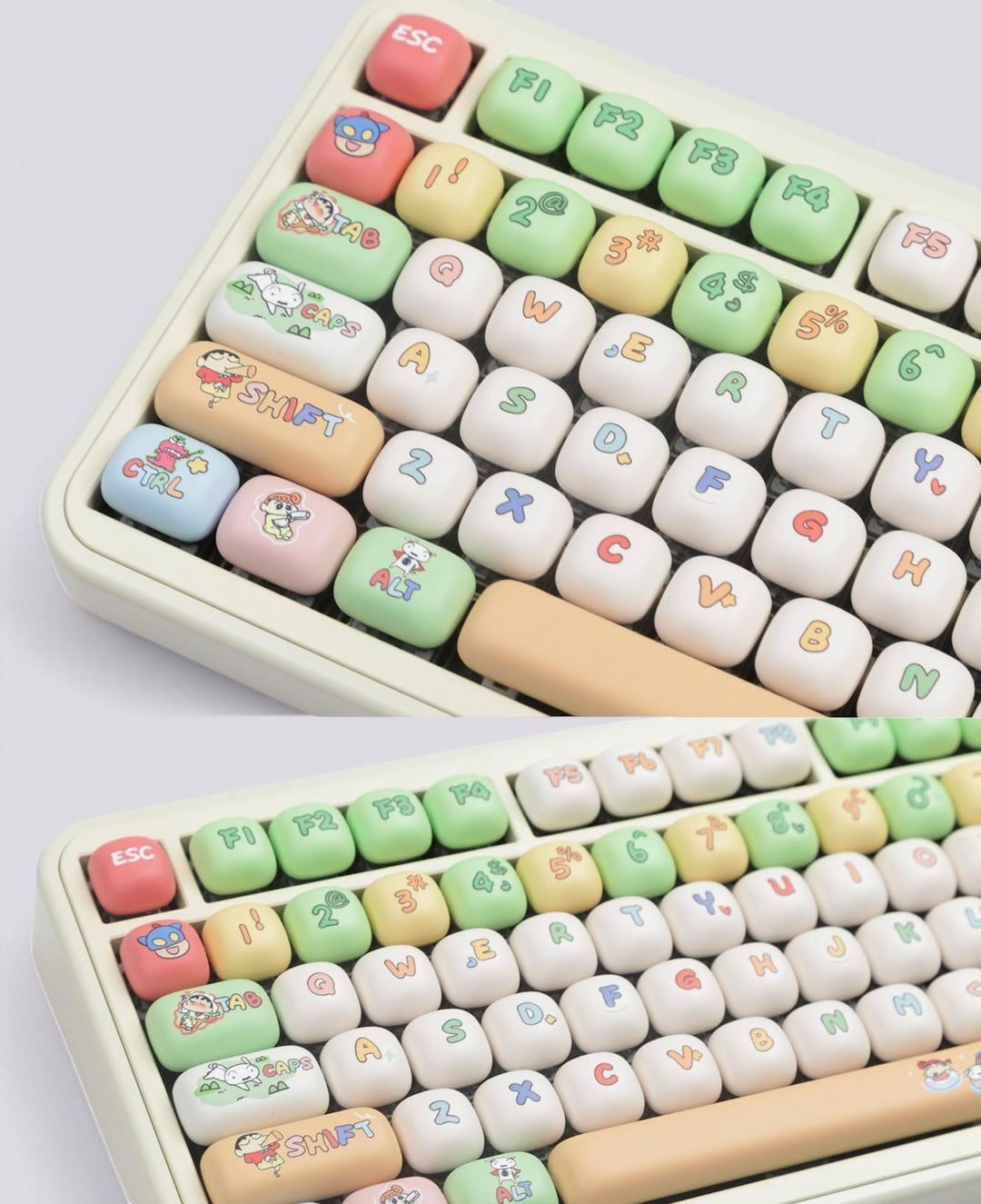Keycaps 140 Keys - Kawaii Keycap Set , MOG Profile, PBT Keycaps | Cute ...