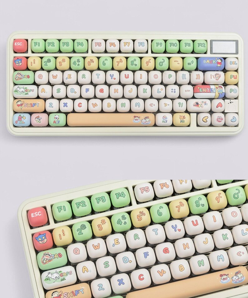 Keycaps 140 Keys - Kawaii Keycap Set , MOG Profile, PBT Keycaps | Cute ...