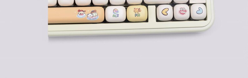Keycaps 140 Keys - Kawaii Keycap Set , MOG Profile, PBT Keycaps | Cute ...
