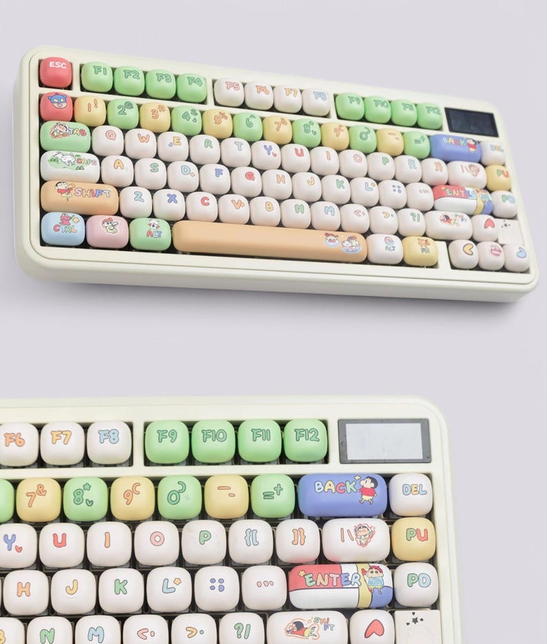Keycaps 140 Keys - Kawaii Keycap Set , MOG Profile, PBT Keycaps | Cute ...