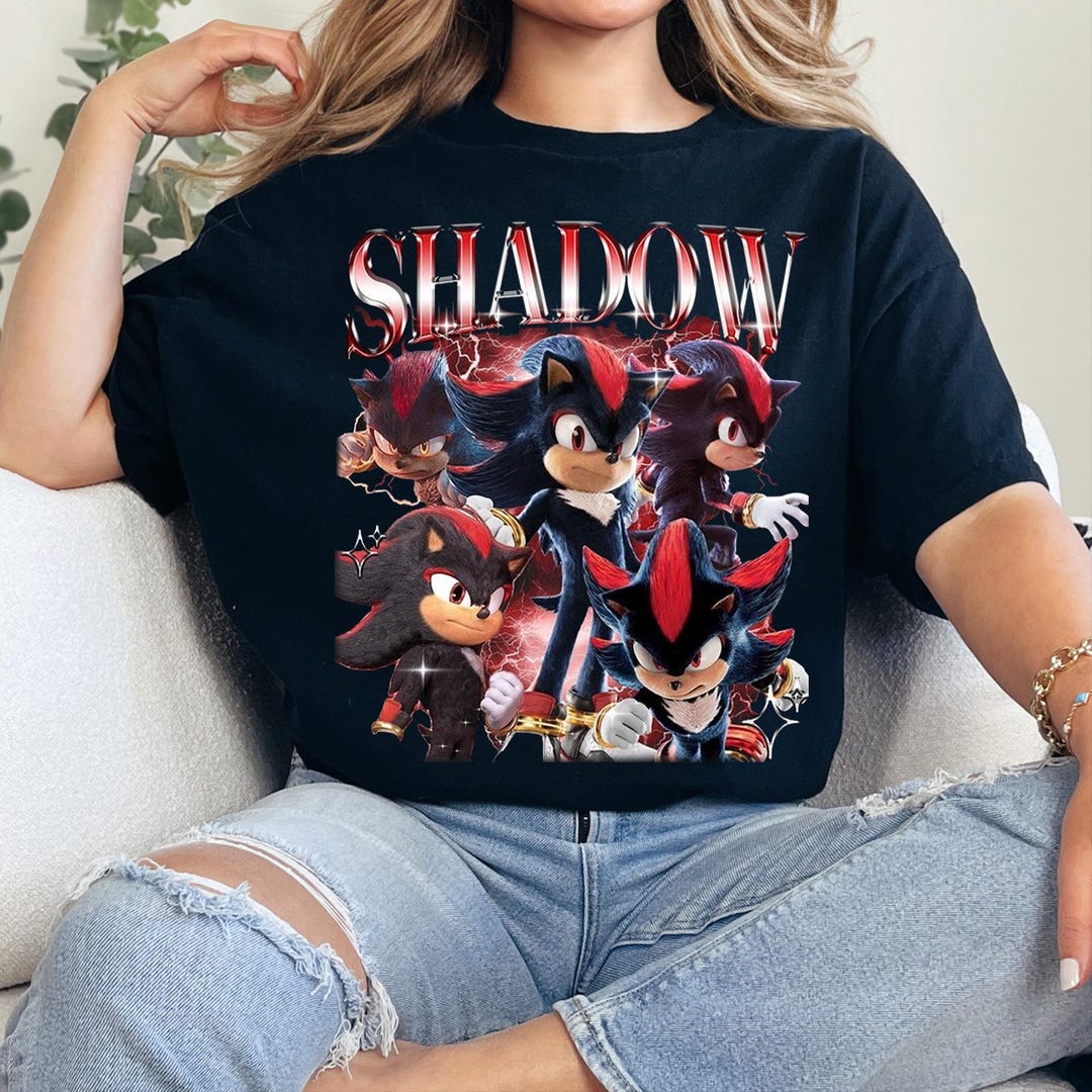 Shadow the Hedgehog Shirt, Sonic Shirt, Sonic the Hedgehog 3 Shirt ...