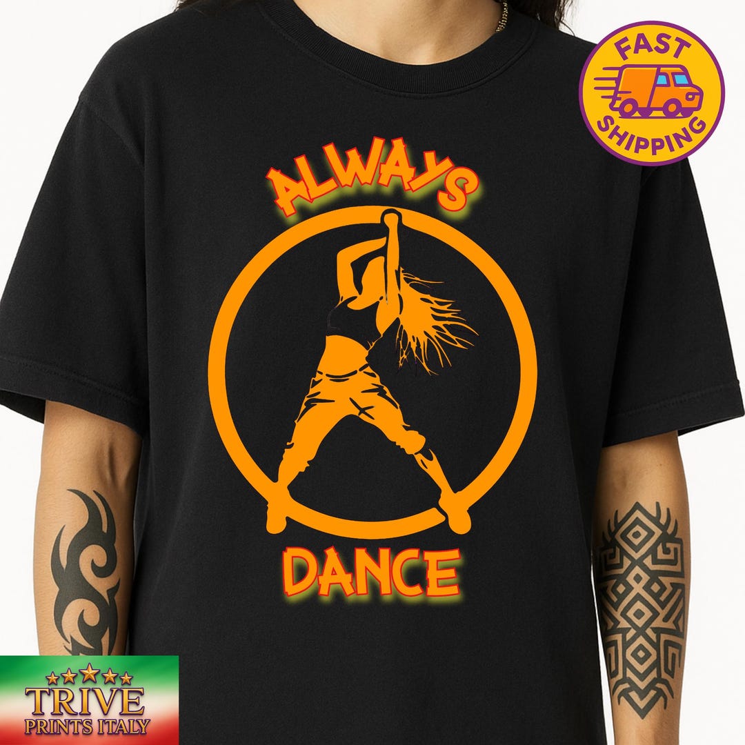 Zumba Dance Shirt for Women Neon Graffiti Fitness Tee Workout T-shirt ...