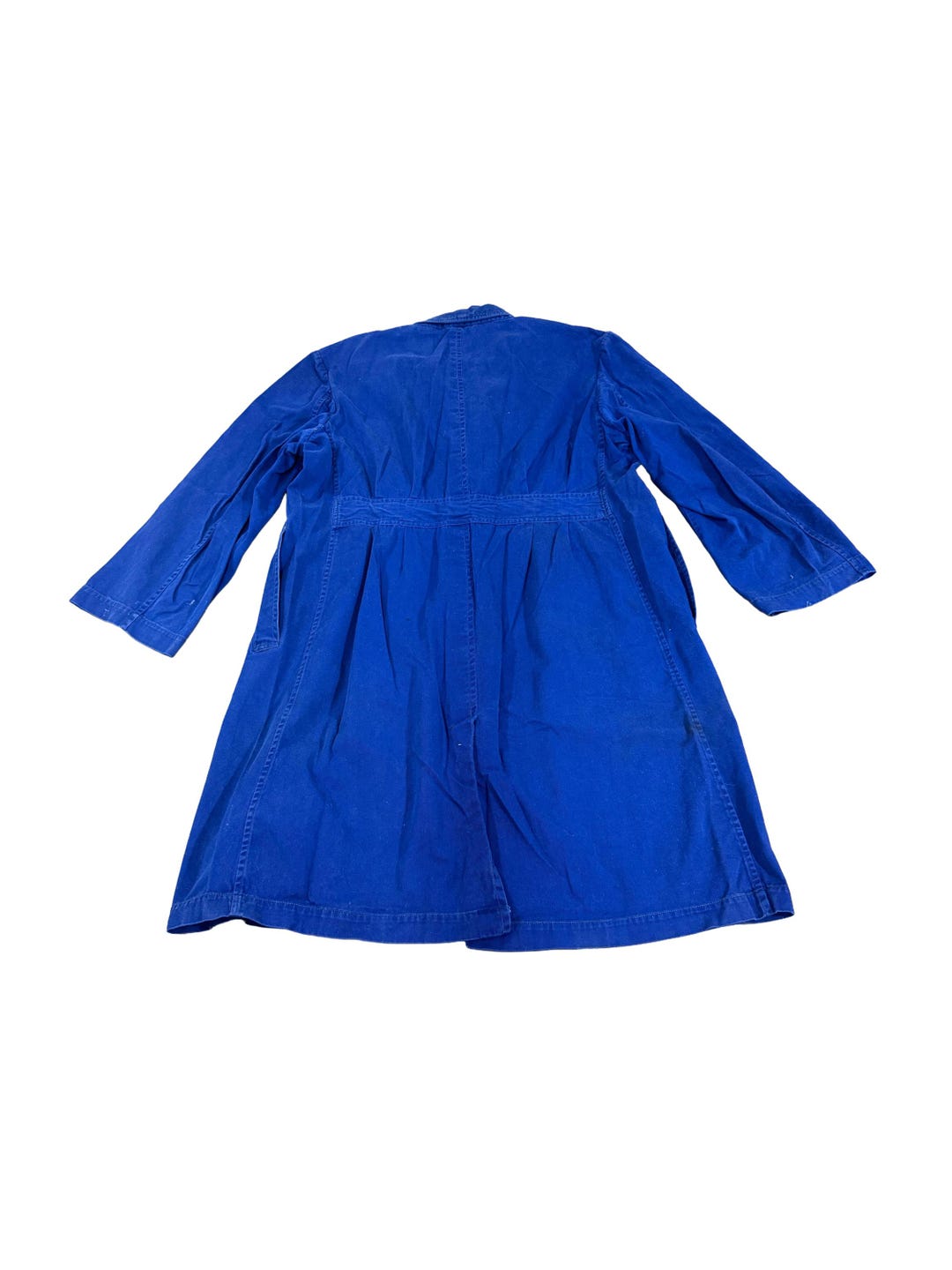 Vintage Long Chores Jacket Overcoat Blue French Workwear Coat 1960s ...