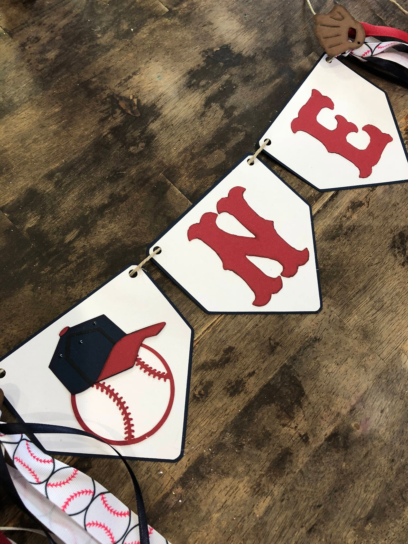 Baseball Theme First Birthday Banner. First Birthday Baseball - Etsy