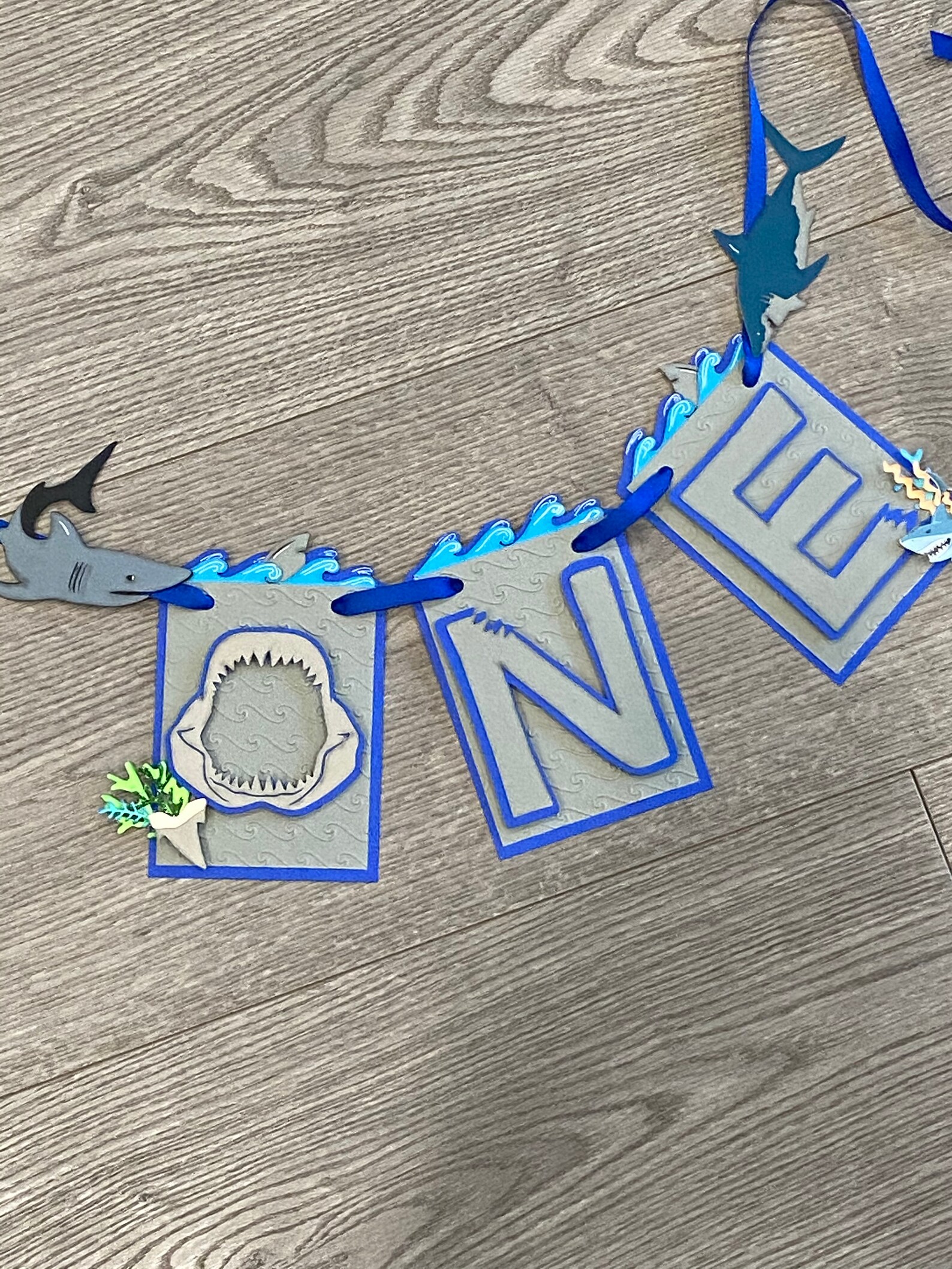 Shark Highchair Banner. Shark Banner. Shark Theme Birthday. - Etsy