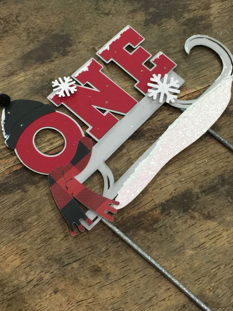 Sled Cake Topper. First Birthday. Winter Birthday. Winter - Etsy