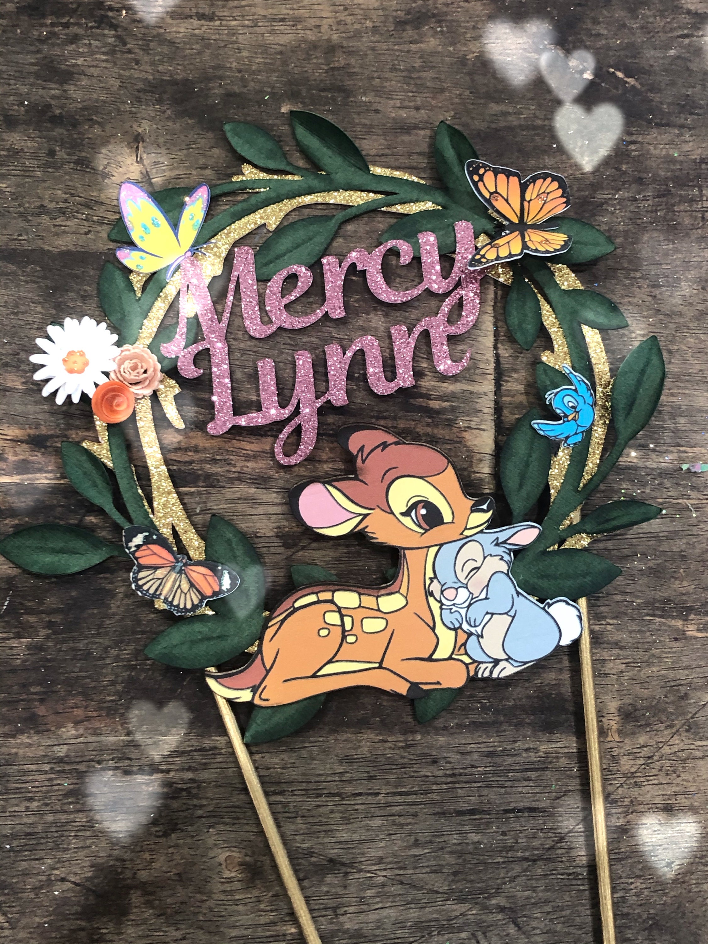 Bambi Cake Topper. One Cake Topper Bambi Cake Topper Bambi - Etsy UK