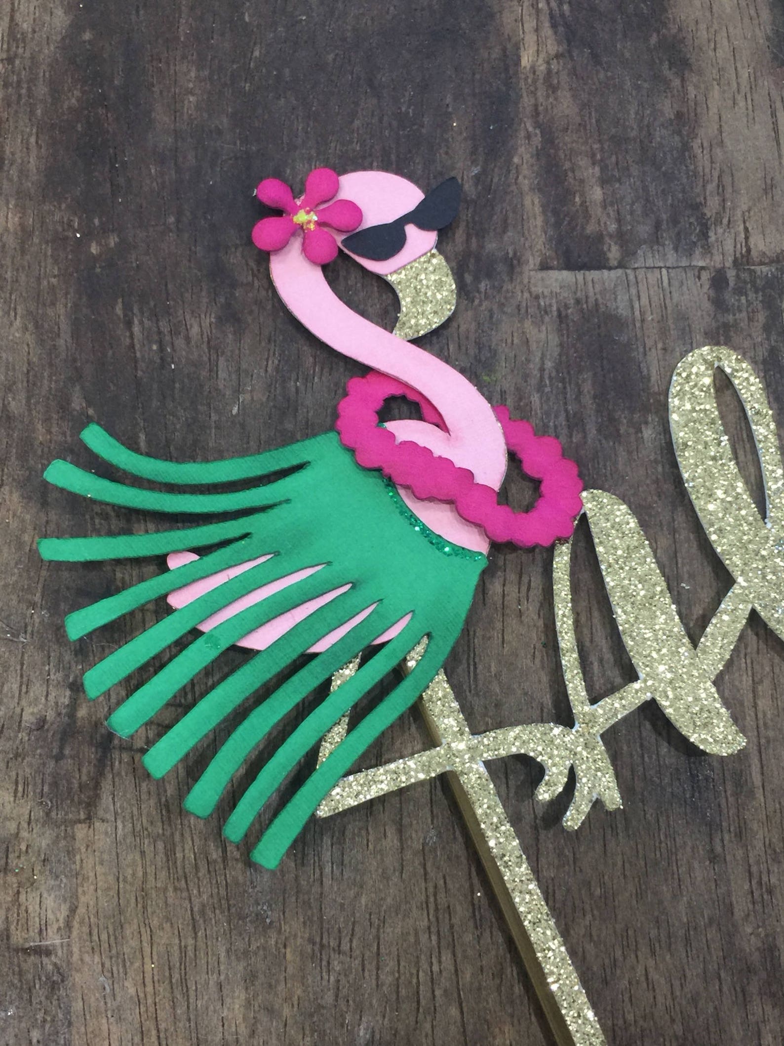 Aloha Cake Topper. Luau Birthday Cake Topper Luau Cake | Etsy