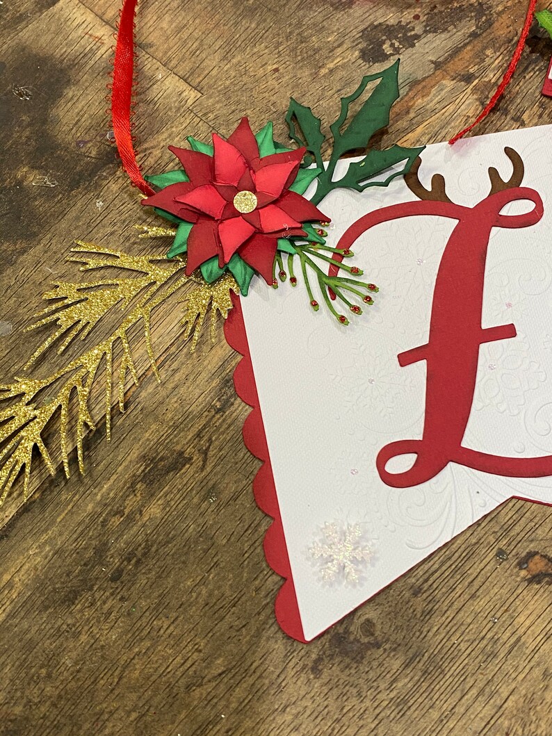 Christmas Bassinet Name Banner. Bassinet Banner. Hospital | Etsy