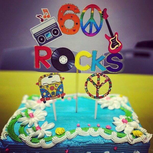 1960s Cake Topper - Etsy
