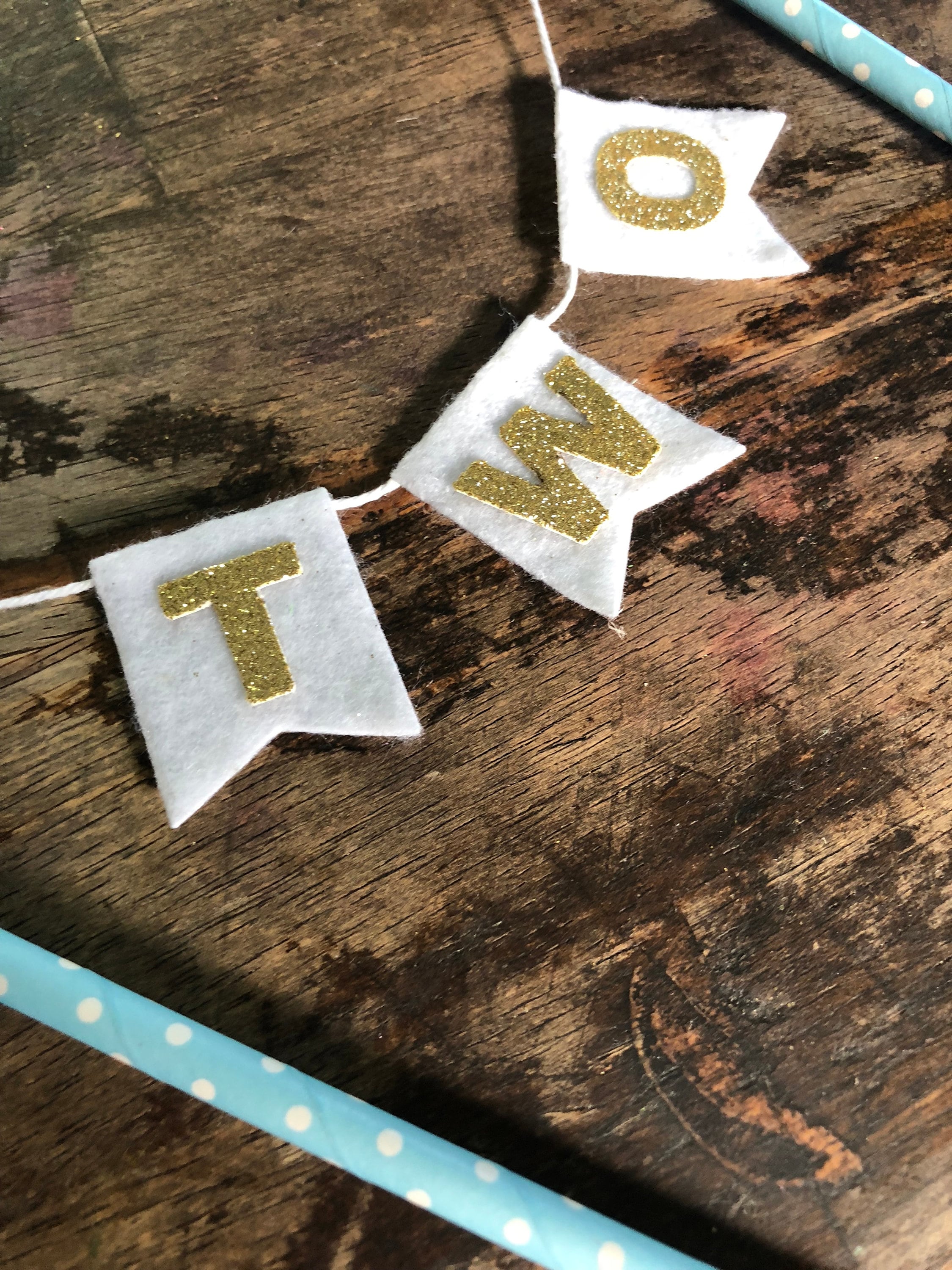 Felt Flower Cake Topper Birthday Cake Topper. First | Etsy