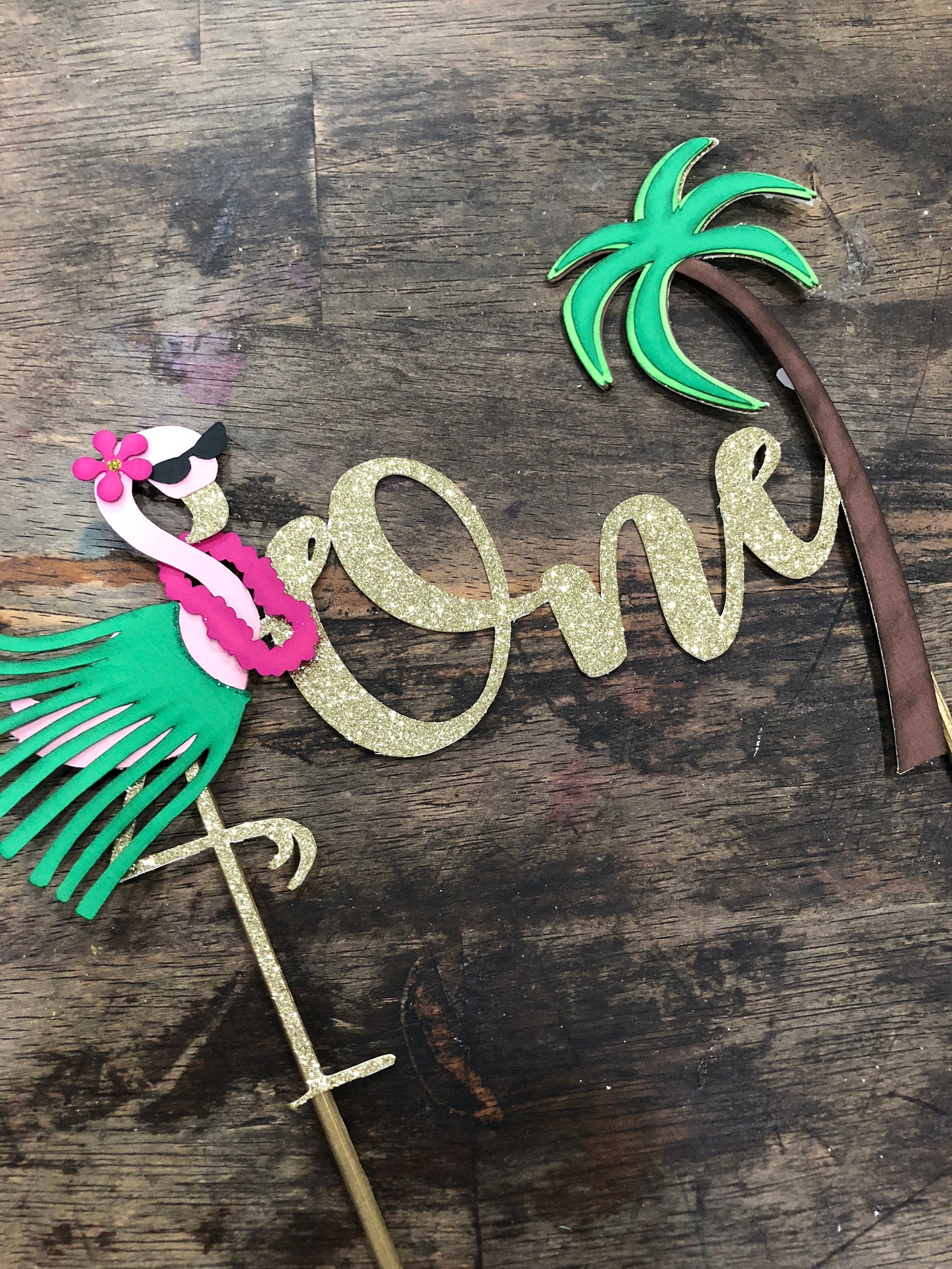 Aloha Cake Topper. Luau Birthday Cake Topper Luau Cake | Etsy