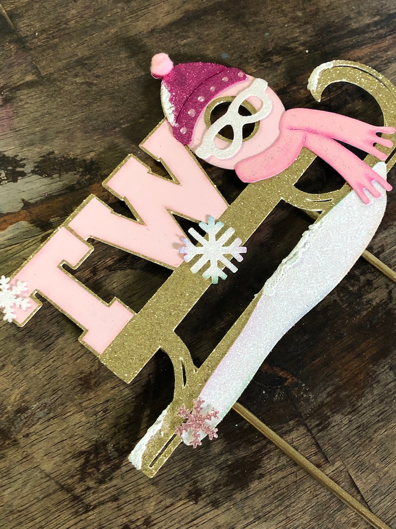 Sled Cake Topper. First Birthday. Winter Birthday. Winter - Etsy