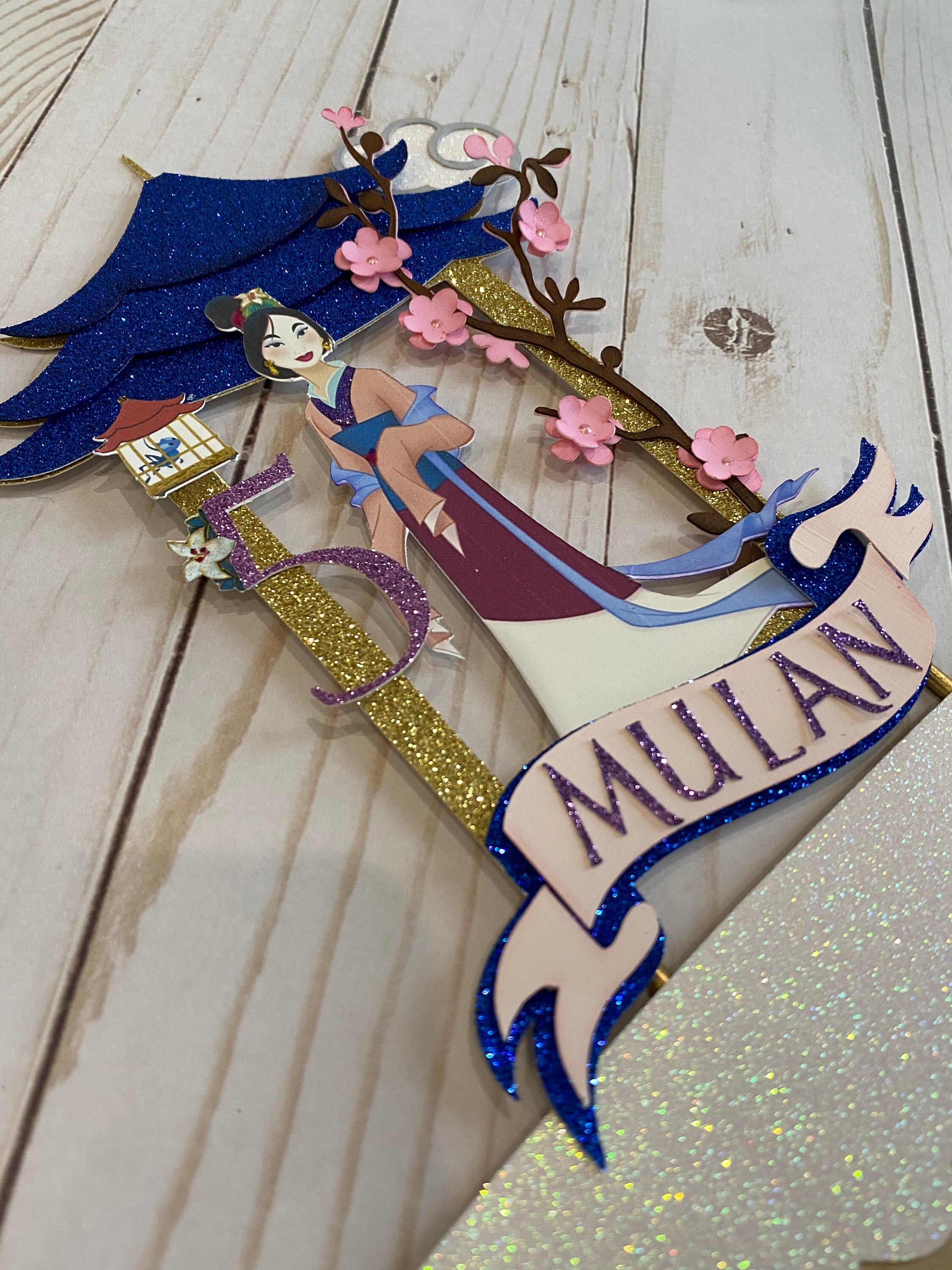 Mulan Cake Topper. Mulan Inspired Cake Topper. Mulan Birthday | Etsy