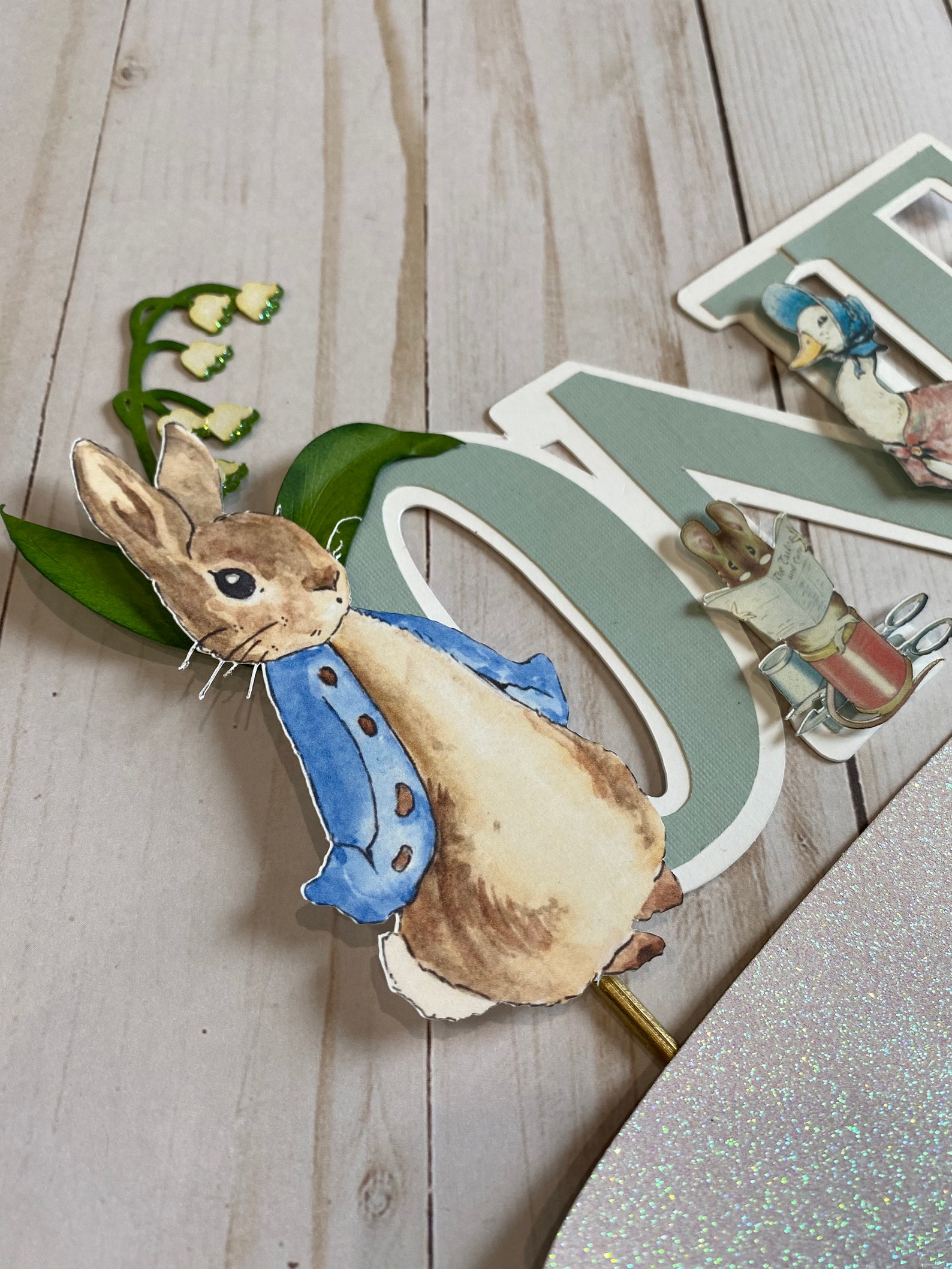 Peter Rabbit Cake Topper. Peter Rabbit First Birthday. Peter - Etsy