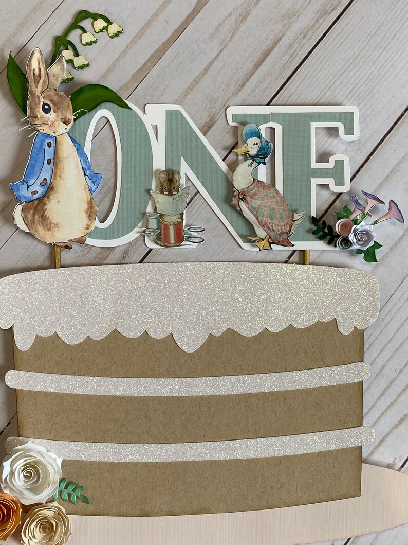 Peter Rabbit Cake Topper. Peter Rabbit First Birthday. Peter - Etsy