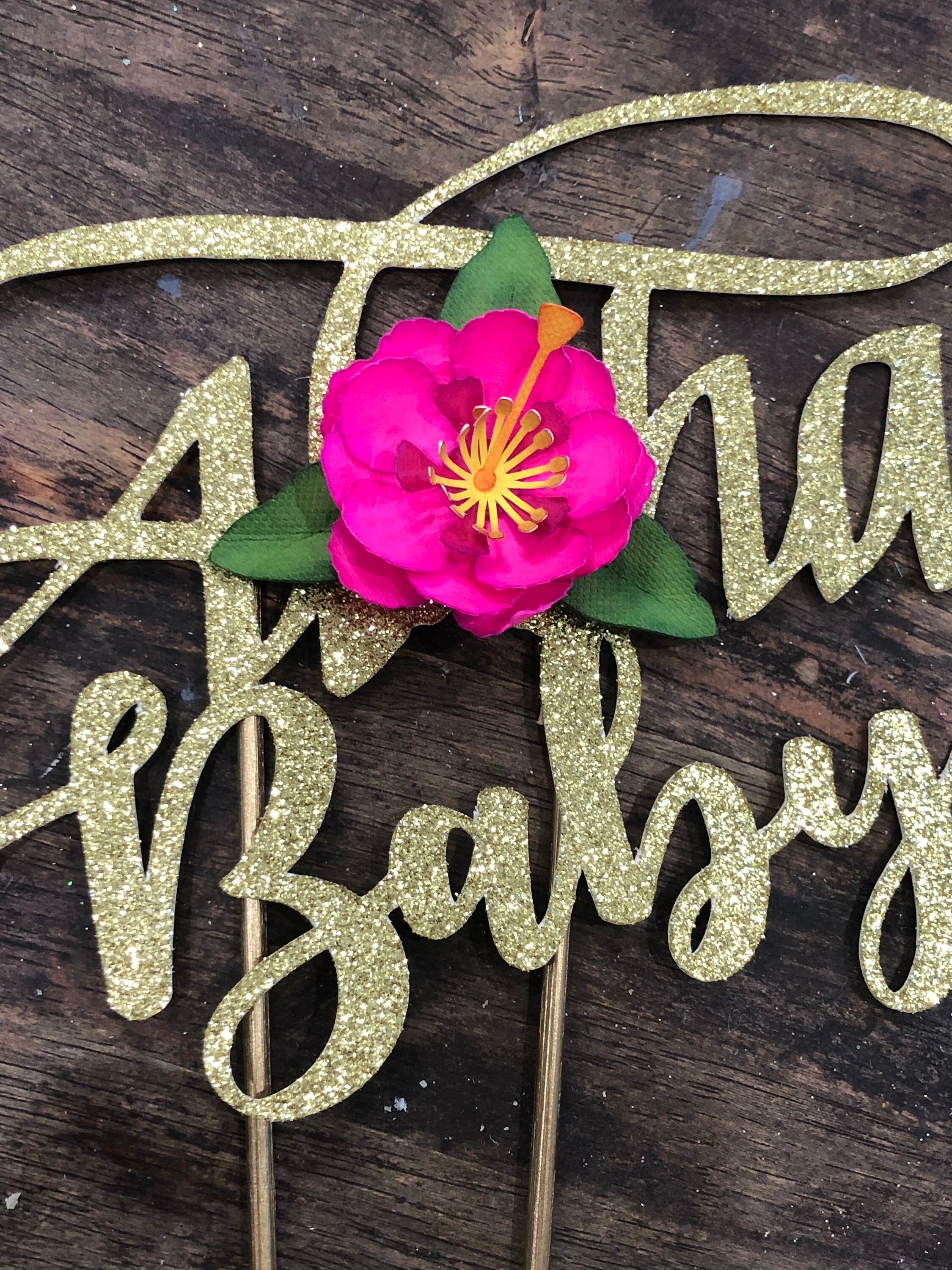 Luau Cake Topper. Cake Topper Aloha Baby Cake Topper. Beach | Etsy