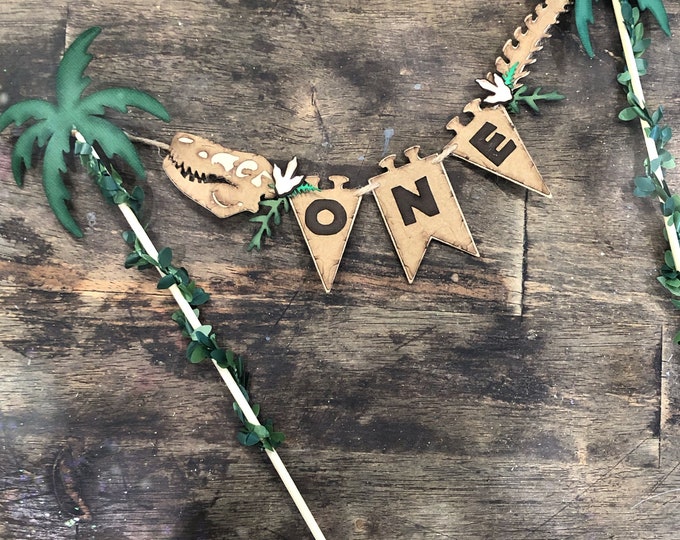 Dinosaur Cake Topper, Custom Dinosaur Cake, Birthday Decorations ...