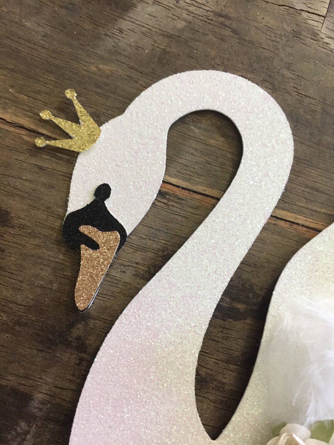 Original Design Swan Cake Topper. First Birthday Cake Topper - Etsy
