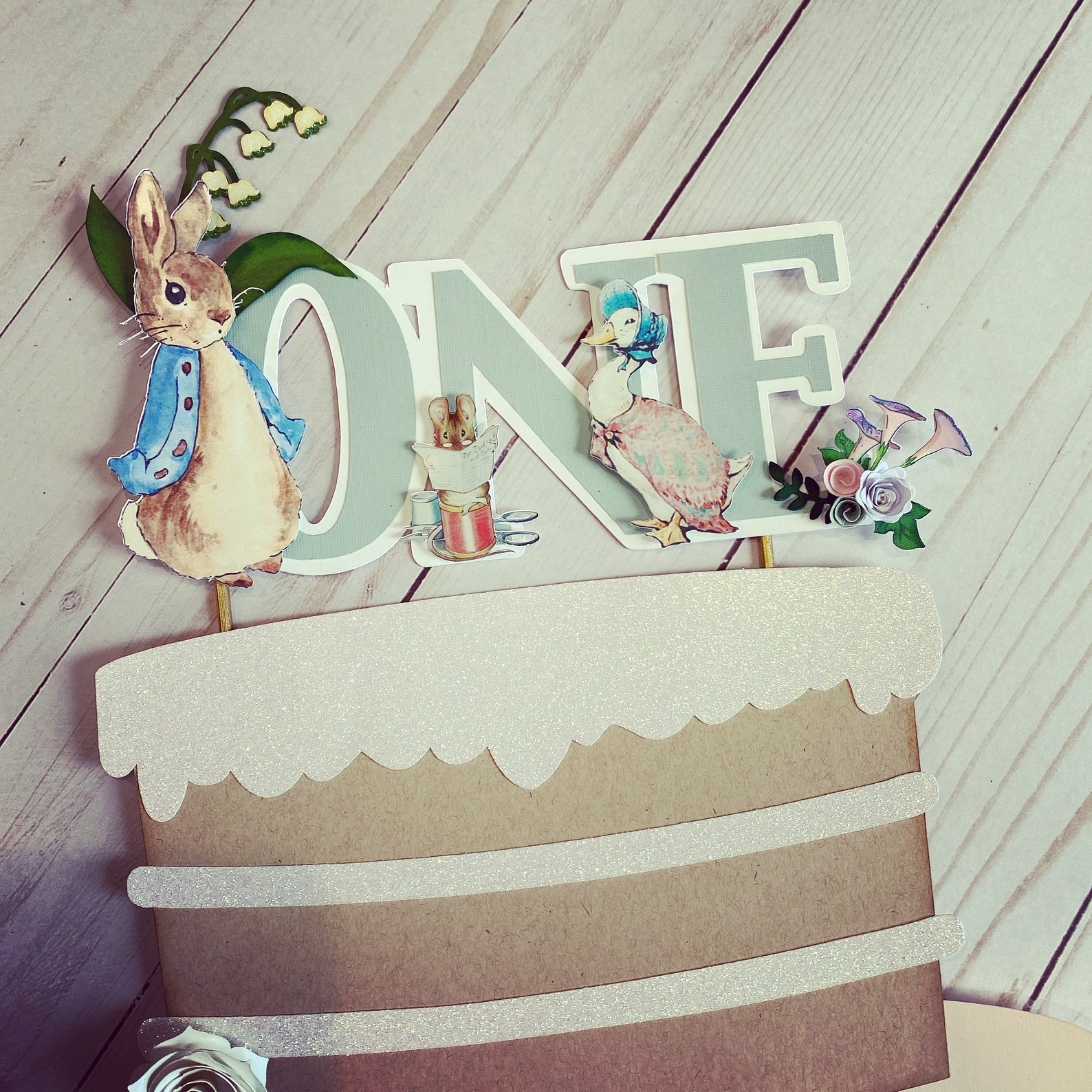 Peter Rabbit Cake Topper. Peter Rabbit First Birthday. Peter - Etsy