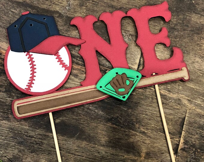 Baseball Cake Topper. First Birthday Baseball Cake Topper. Baseball ...