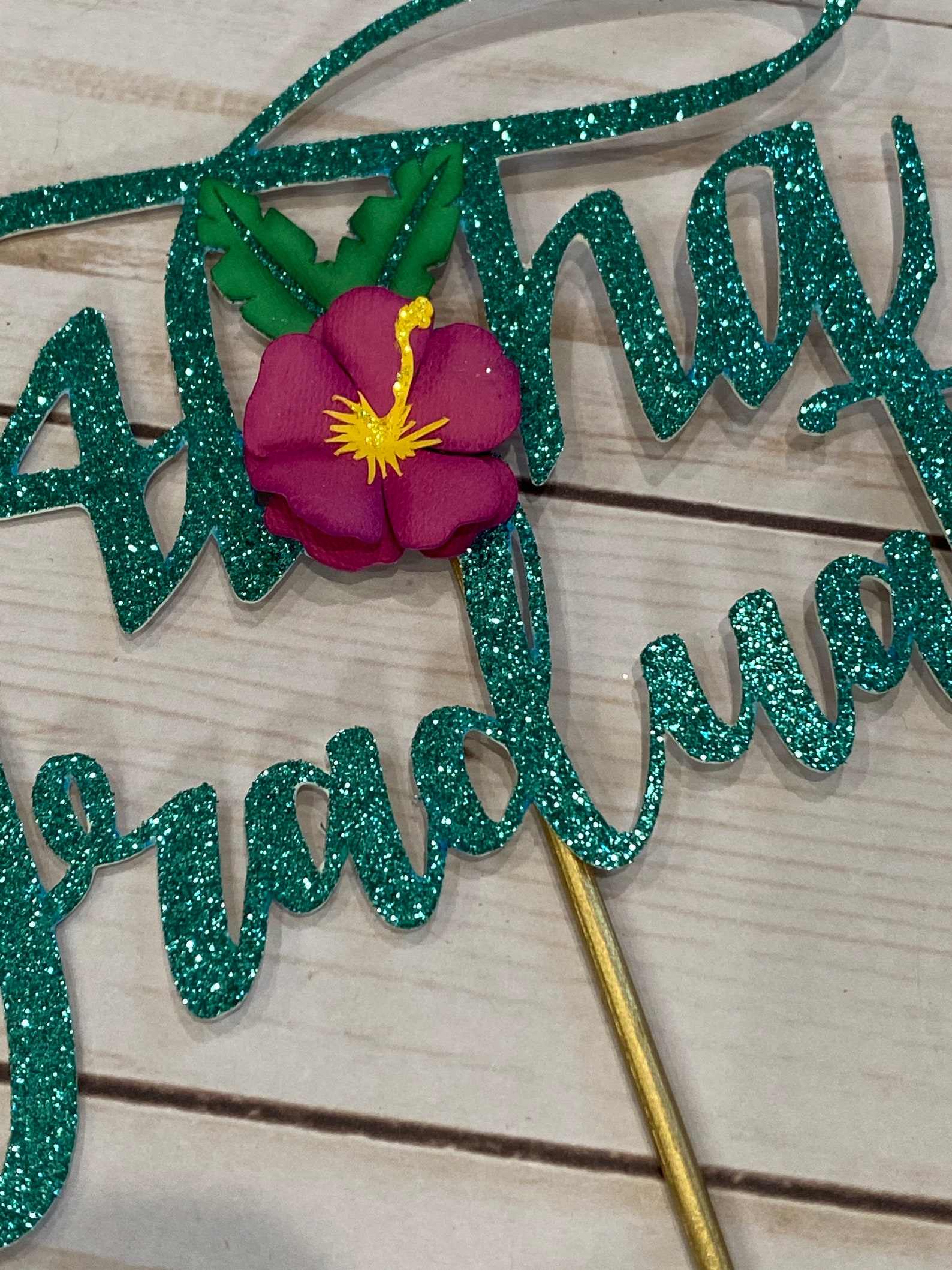 Aloha Cake Topper. Cake Topper Aloha Beaches Cake Topper. - Etsy