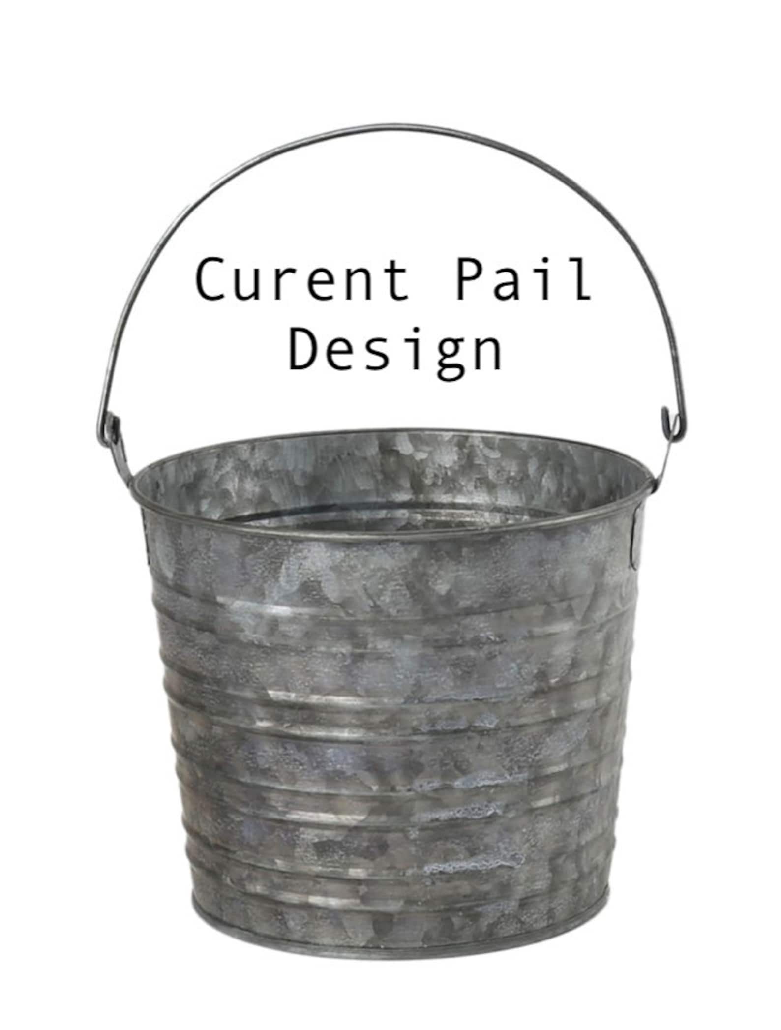 Rustic Country Flower Girl Pail Basket - Etsy