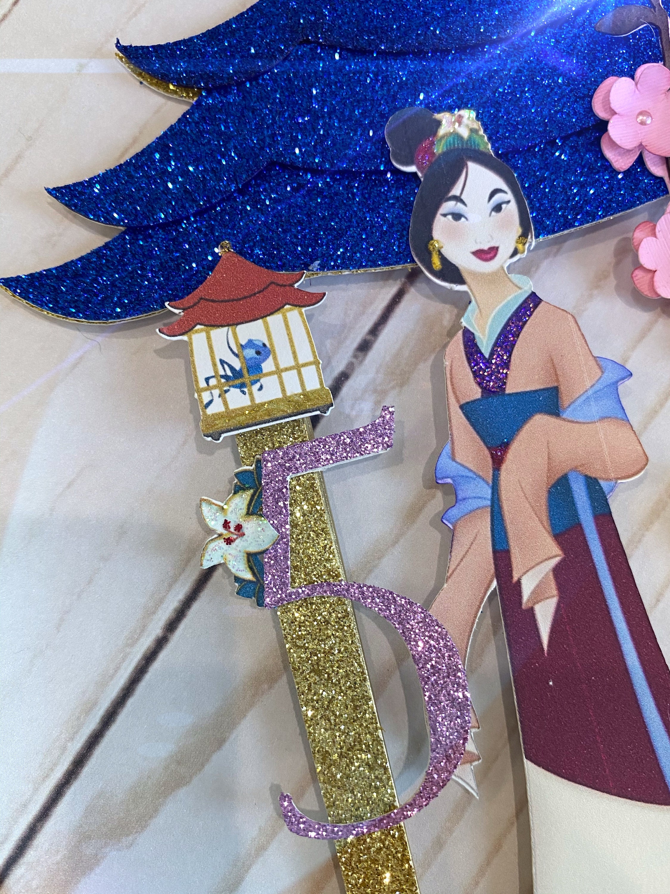 Mulan Cake Topper. Mulan Inspired Cake Topper. Mulan Birthday | Etsy