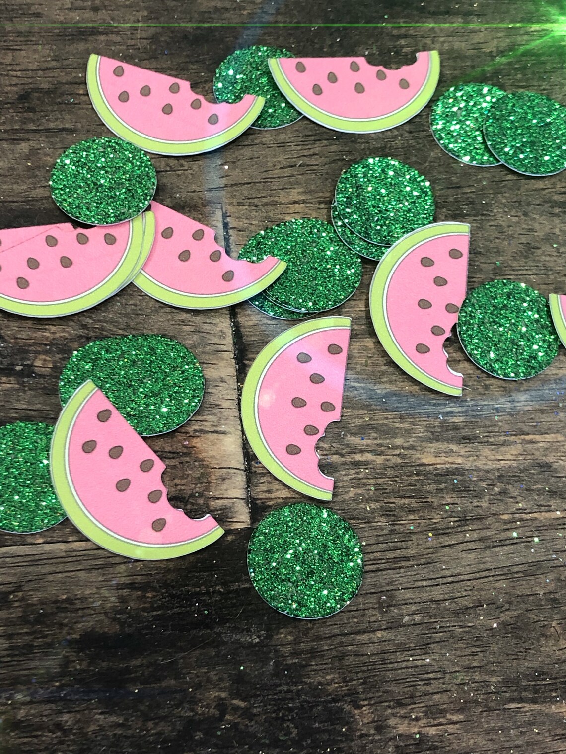 Watermelon Confetti. 100 Pieces. Watermelon Party One in a - Etsy