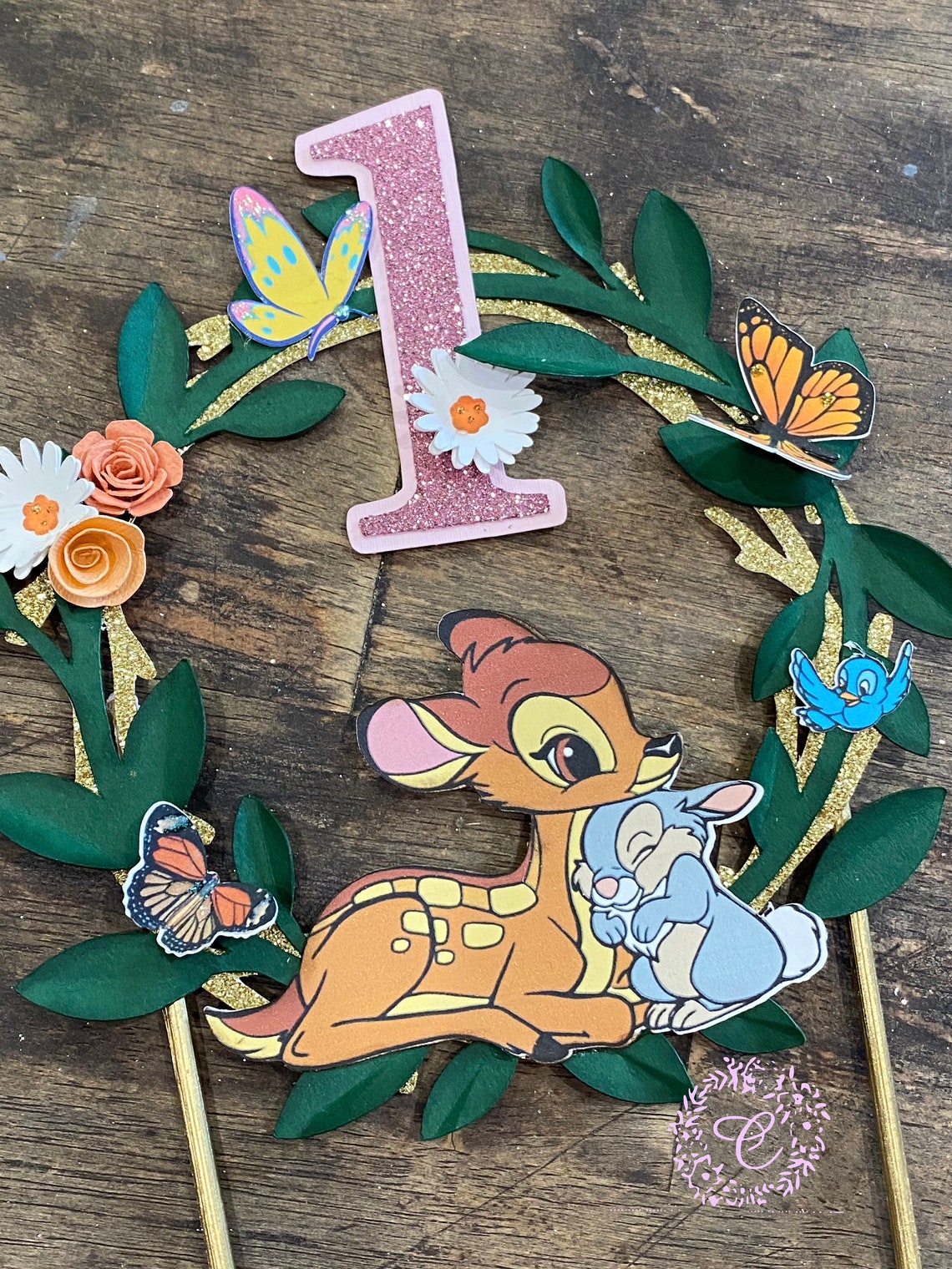 Bambi cake topper. One cake topper bambi cake topper bambi | Etsy