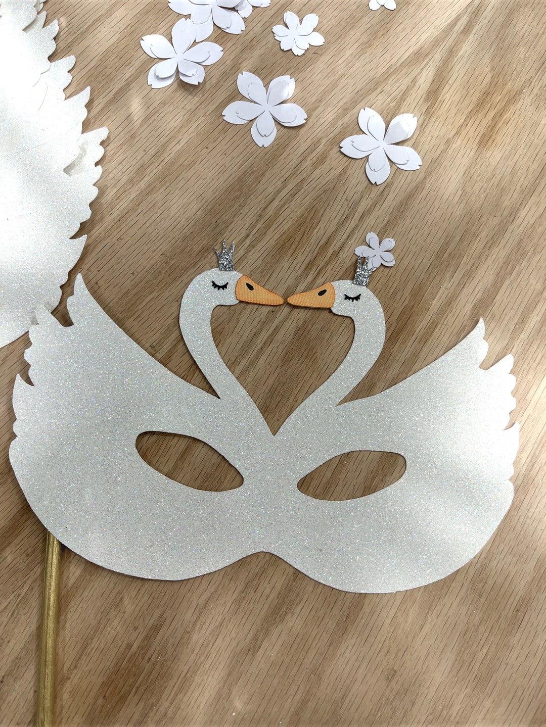 Swan Mask. Swan Birthday - Etsy