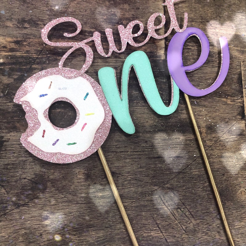 One Cake Topper - Etsy