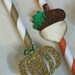 Pumpkin and Acorn Fall Straws. Thanksgiving Straws. Autumn - Etsy
