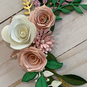 Flower Wreath Birthday Cake Topper - Etsy