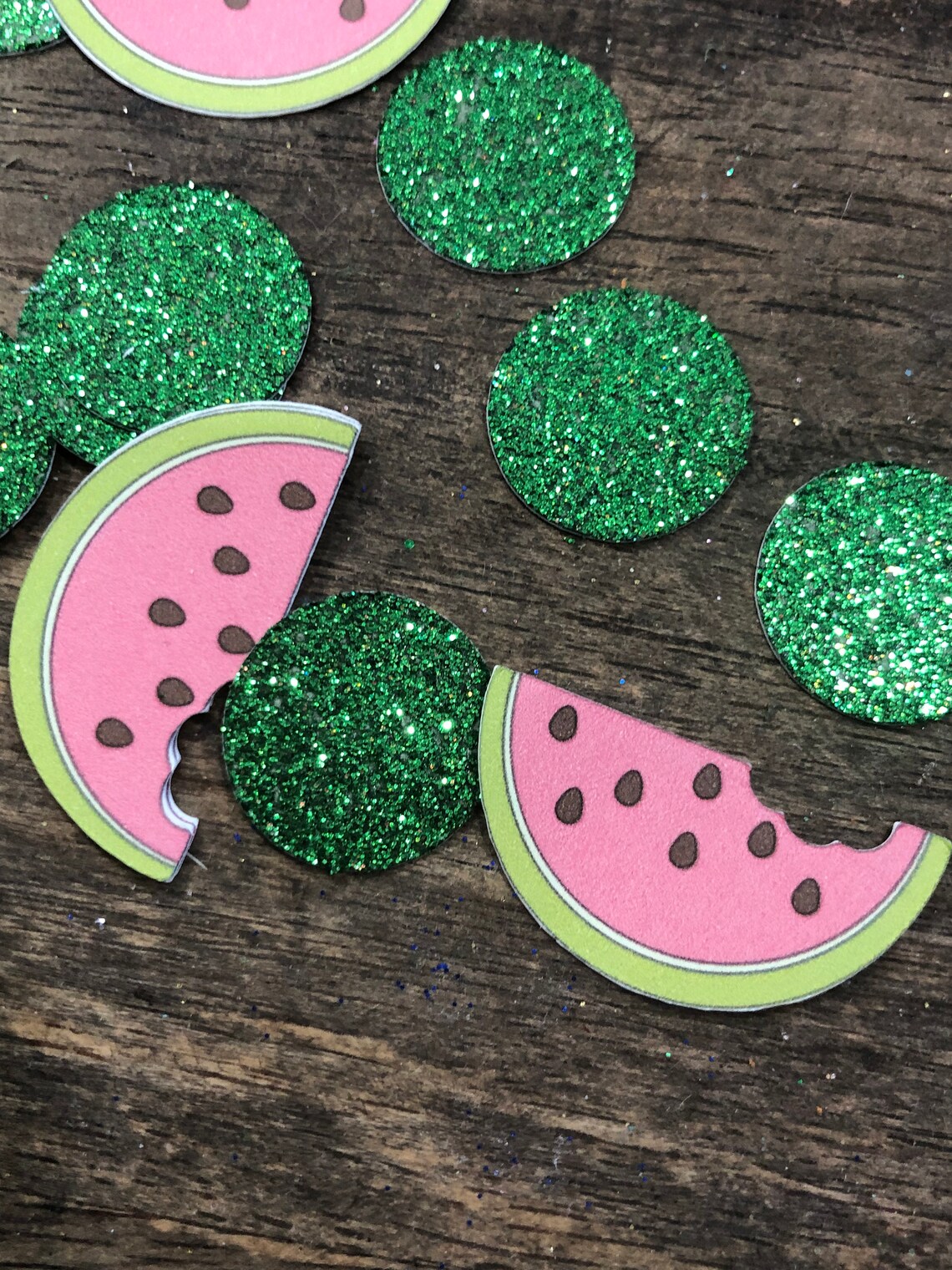 Watermelon Confetti. 100 Pieces. Watermelon Party One in a - Etsy