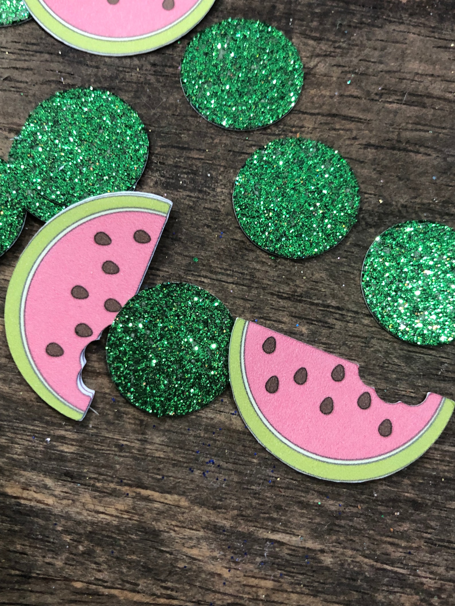 Watermelon Confetti. 100 Pieces. Watermelon Party One in a - Etsy