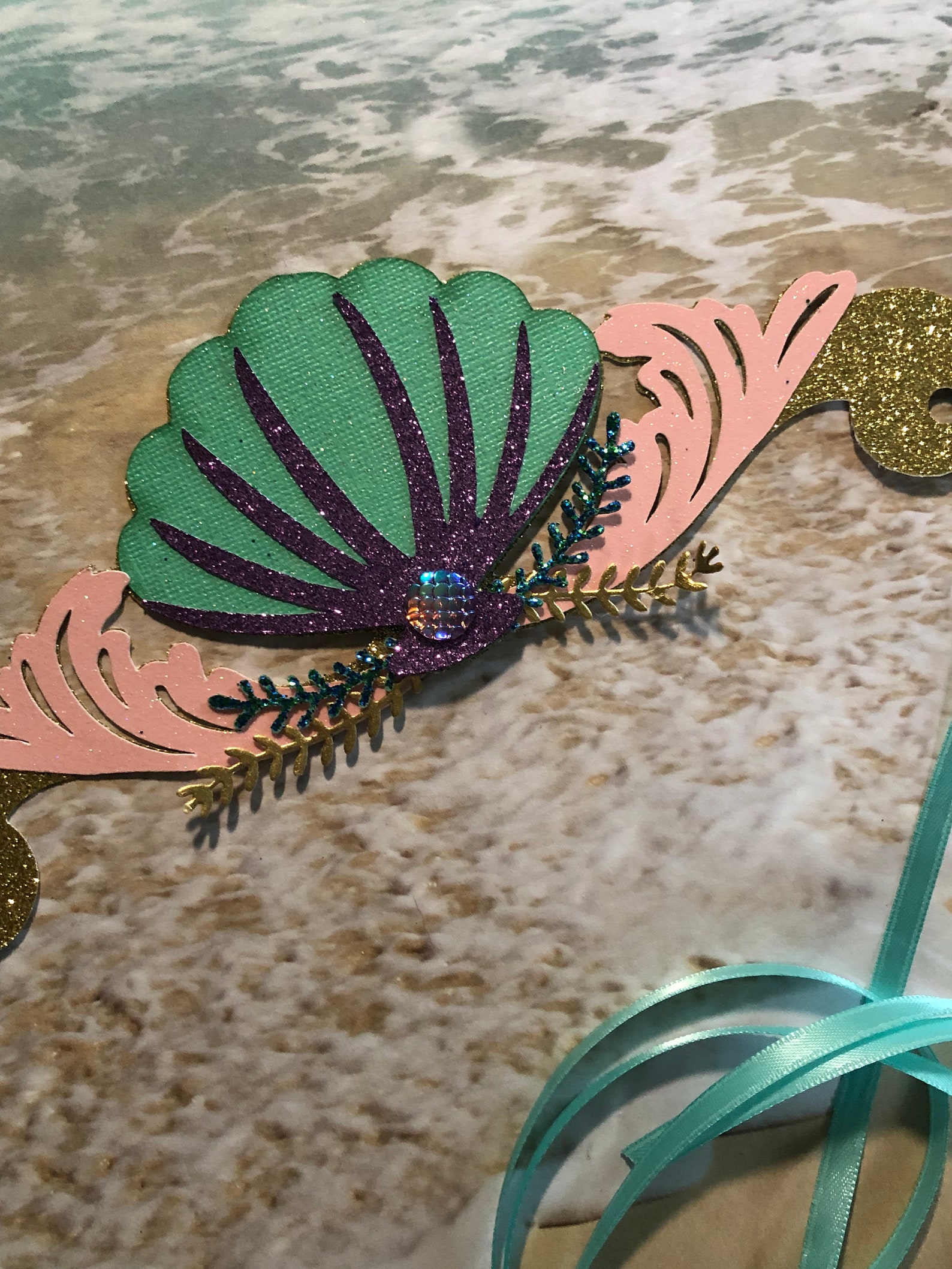 Mermaid Crown. Under the Sea Crown. Mermaid Party Favor. - Etsy