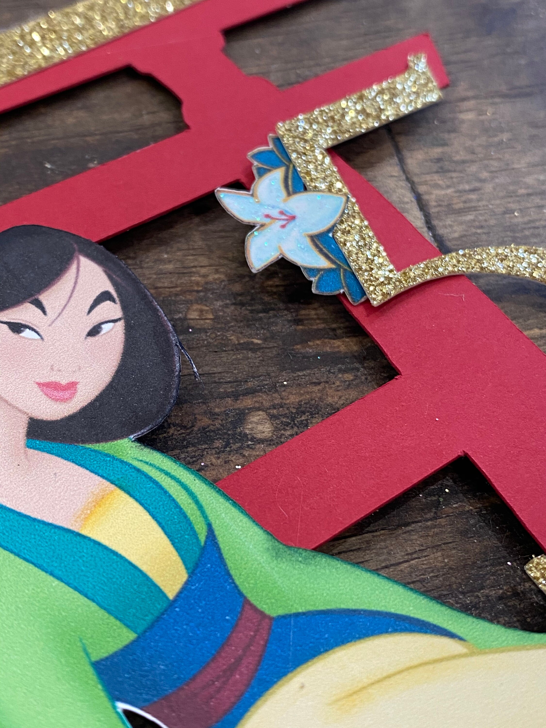 Mulan Cake Topper. Mulan Inspired Cake Topper. Mulan Birthday - Etsy Canada