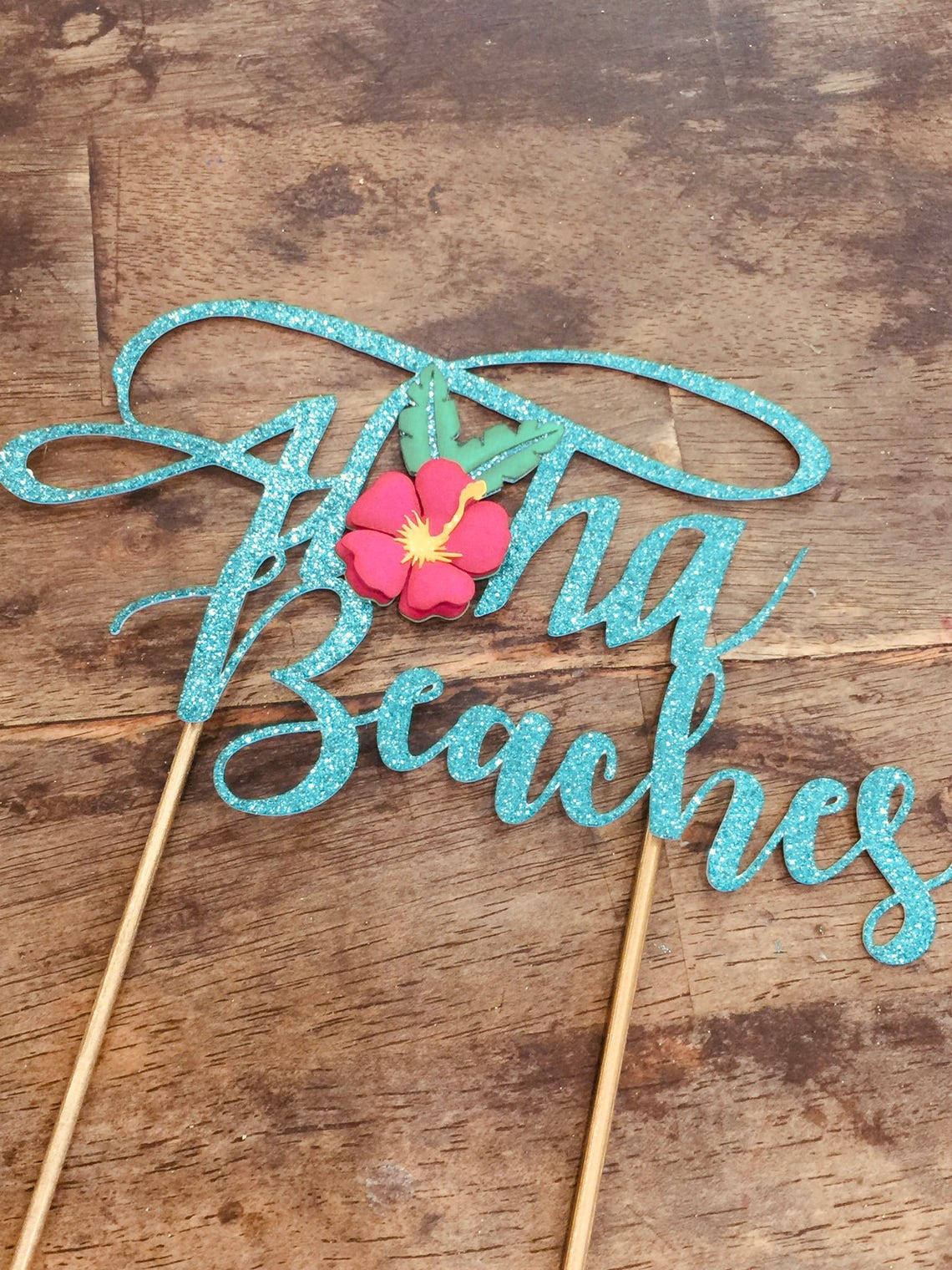 Topper De Torta De Aloha Cake Topper Aloha Beaches Cake Etsy