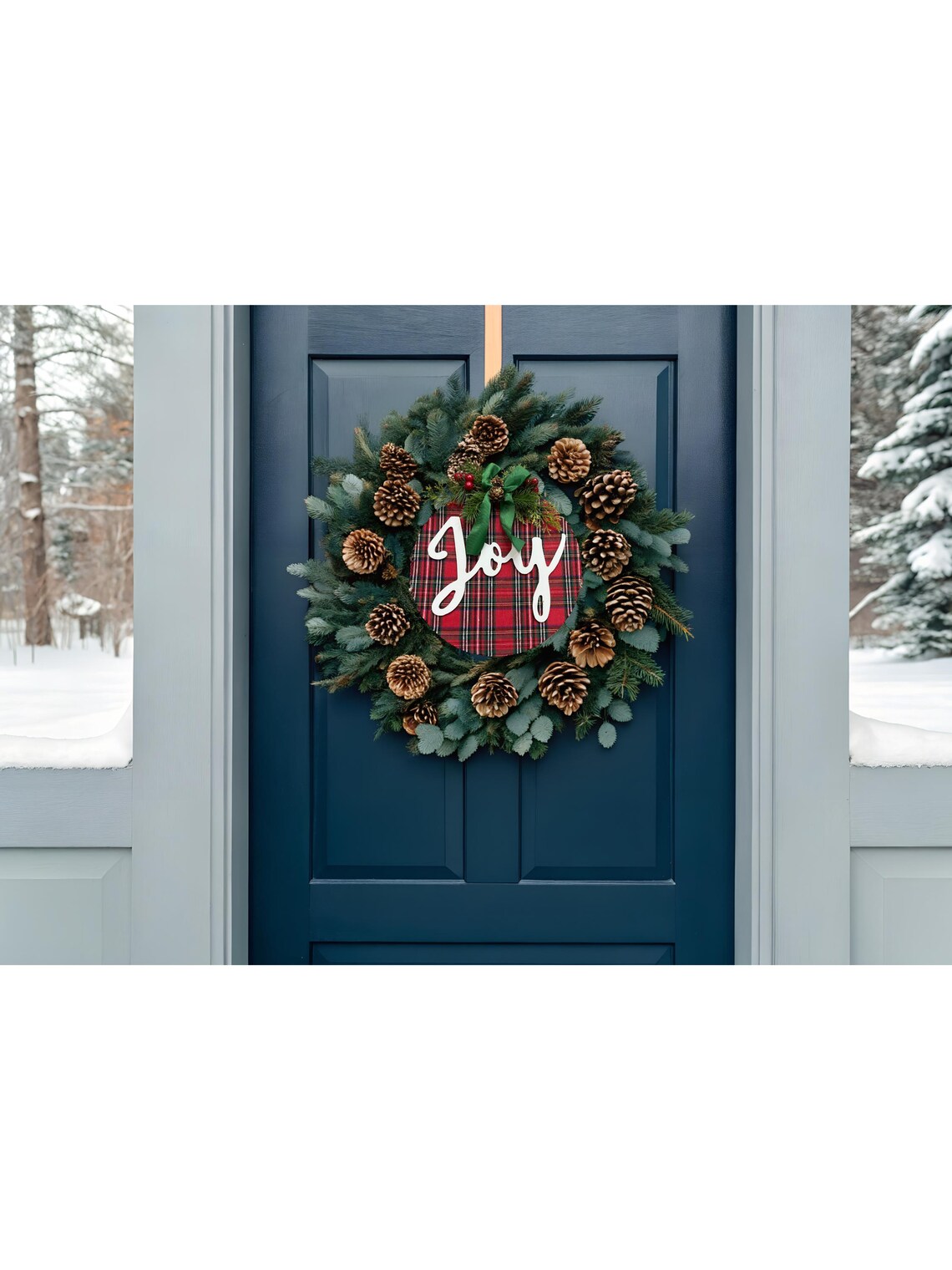 Joy Ornament Porchtopper™, Winter Decor, Front Porch Decor, Welcome ...