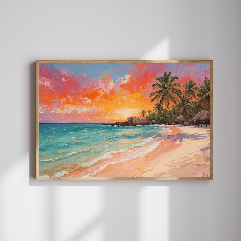Sunset Oil Painting - Etsy