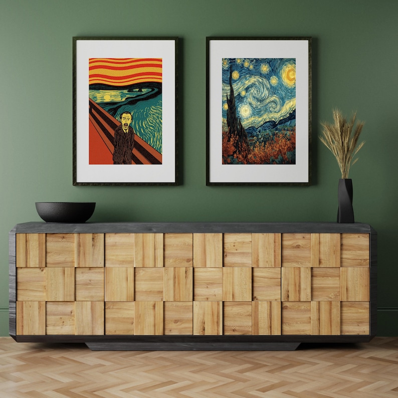 The Scream Reimagined – Edvard Munch Pop Art Wall Art, Famous ...