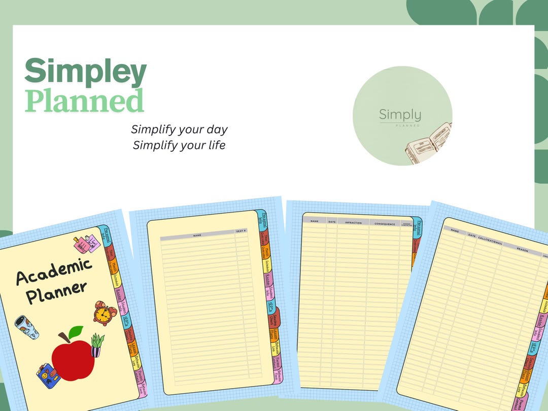 The Ultimate Teacher Organization Binder- Editable Template - Etsy