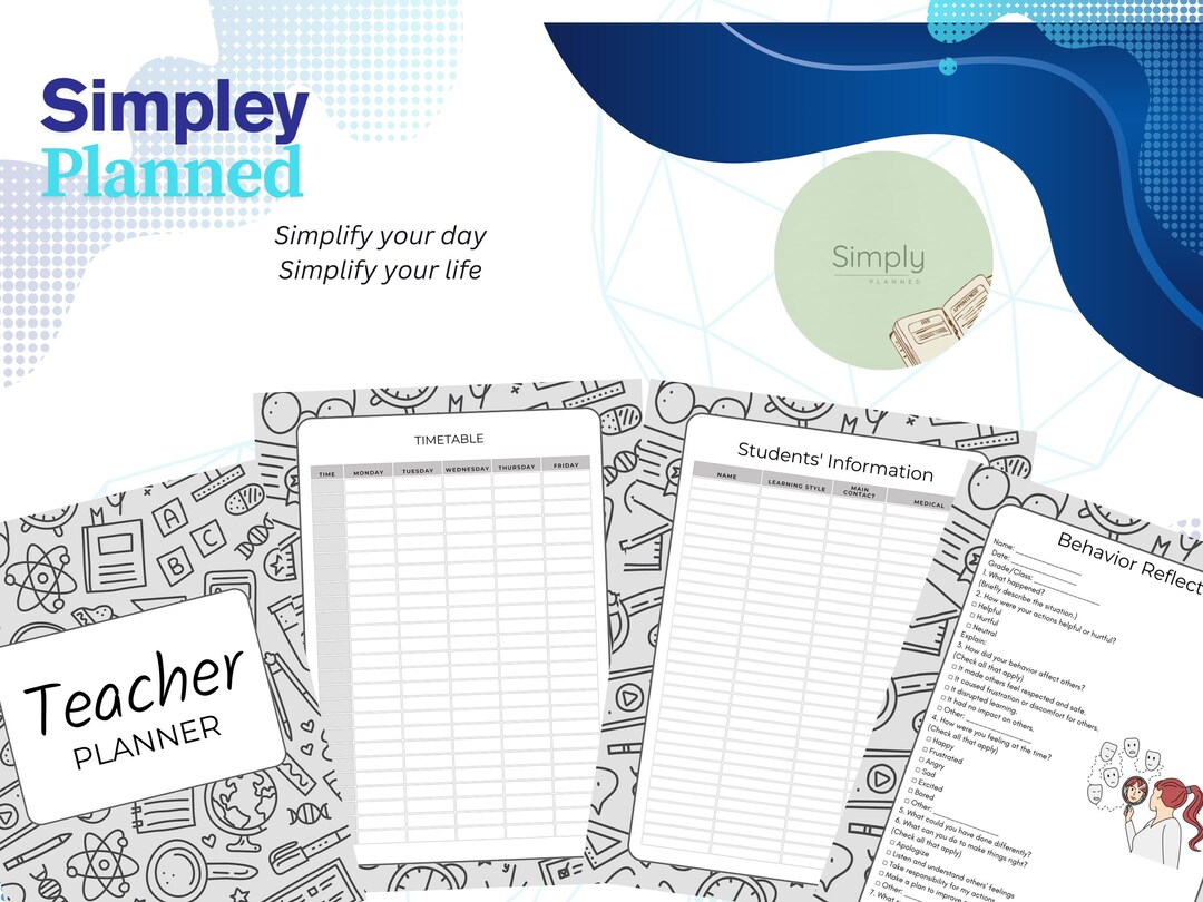The Ultimate Teacher Organization Binder (gray) - Etsy