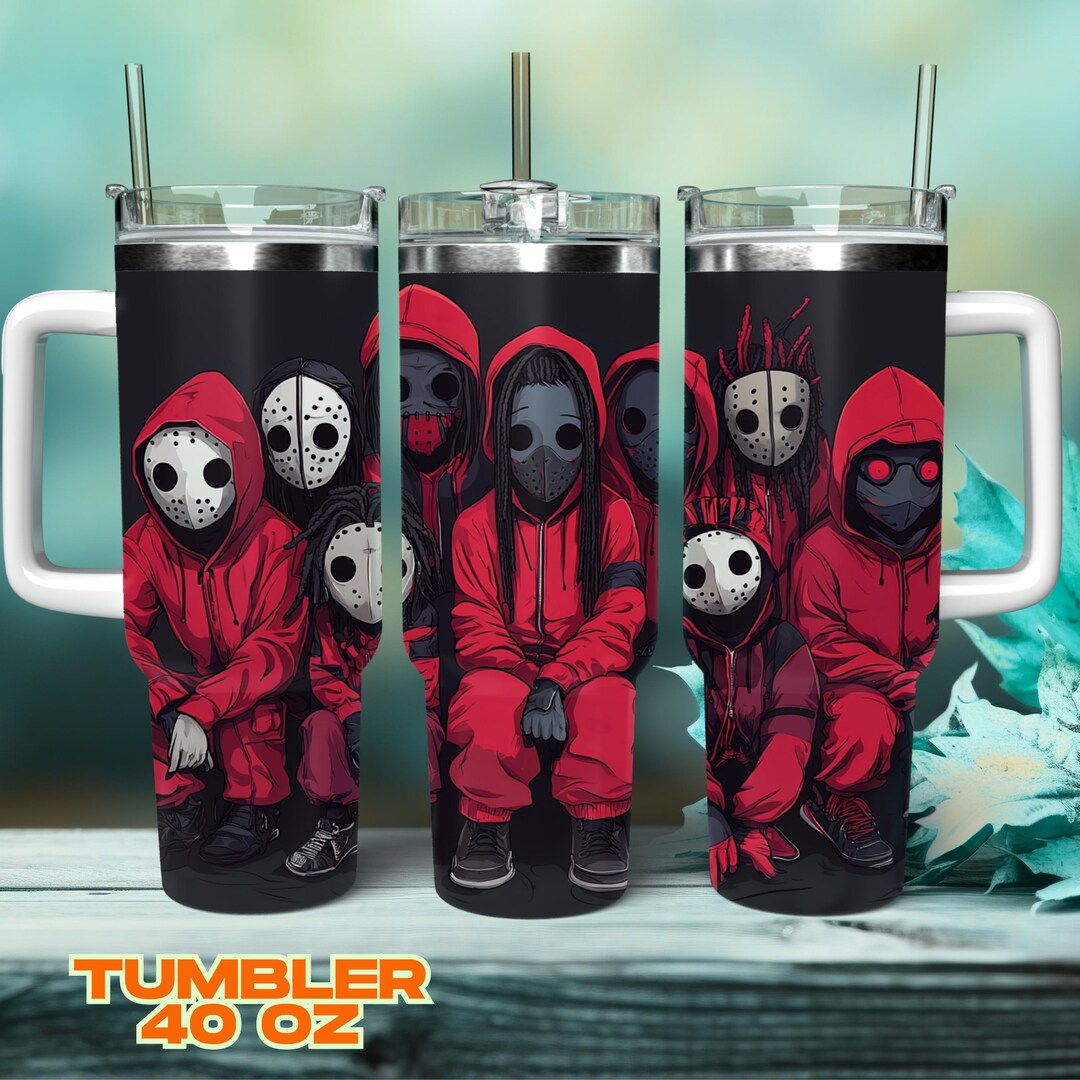 Horror Movie 90s Villains Vacuum Thermal Tumbler, Halloween Stainless ...