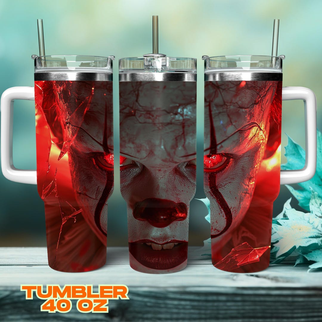 Horror Movie 90s Villains Vacuum Thermal Tumbler, Halloween Stainless ...
