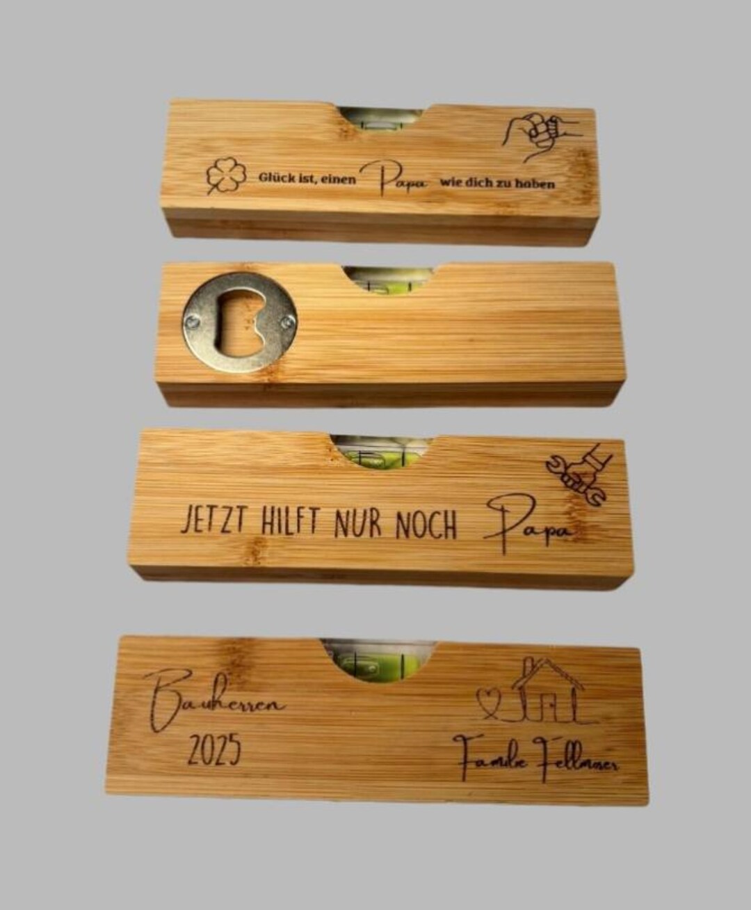 Spirit Level Wood With Saying or Logo - Etsy