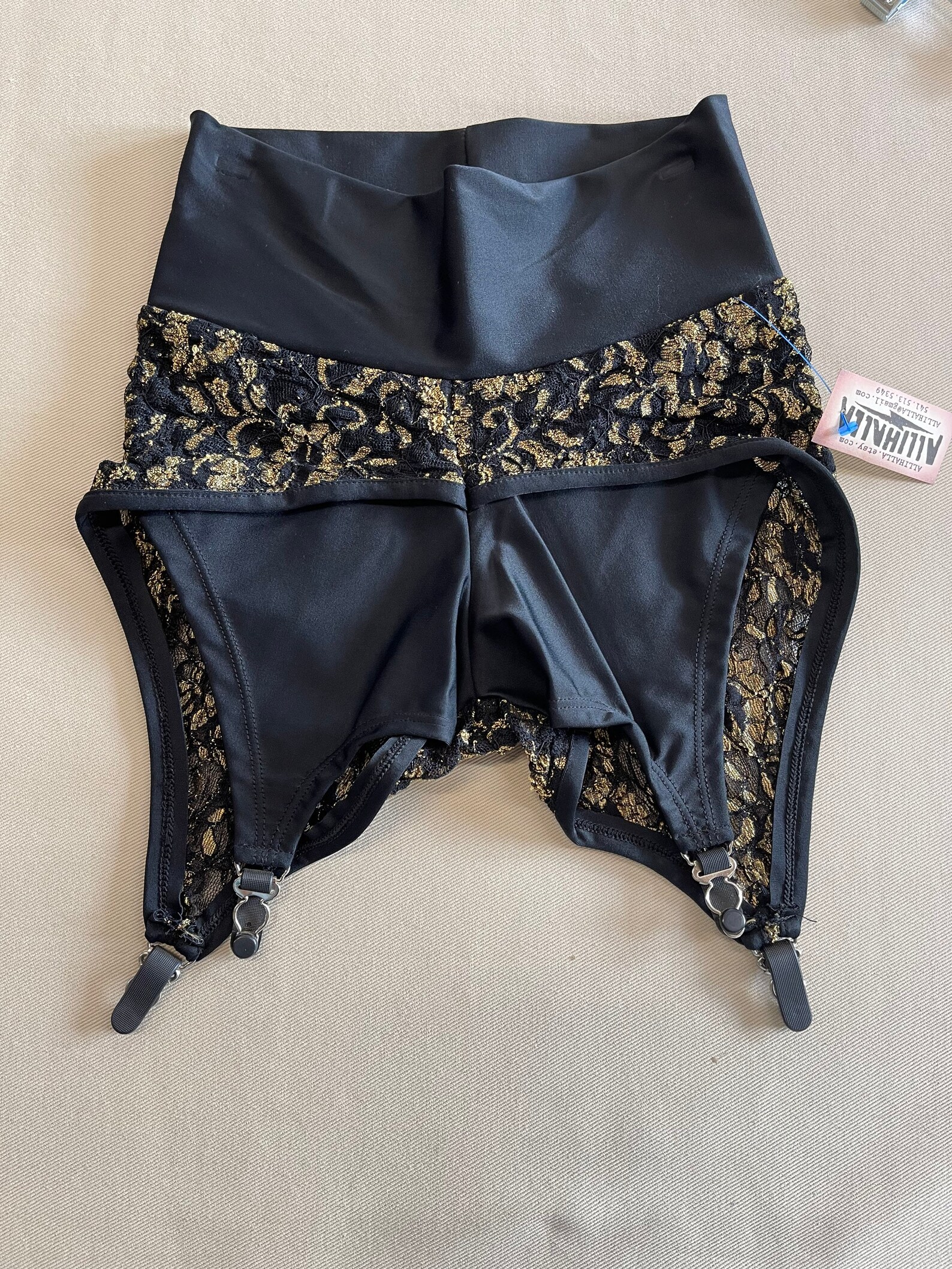 S Criss Cross Garter Shorts Spandex Sheer Butt High Waist | Etsy